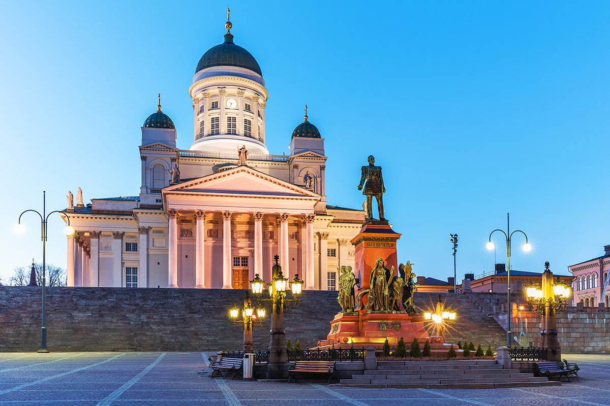 Las vistas de Helsinki, la capital de Finlandia.
